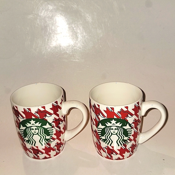 Starbucks | Dining | Starbucks Porcelain Coffee Mugs Set Of Two | Poshmark